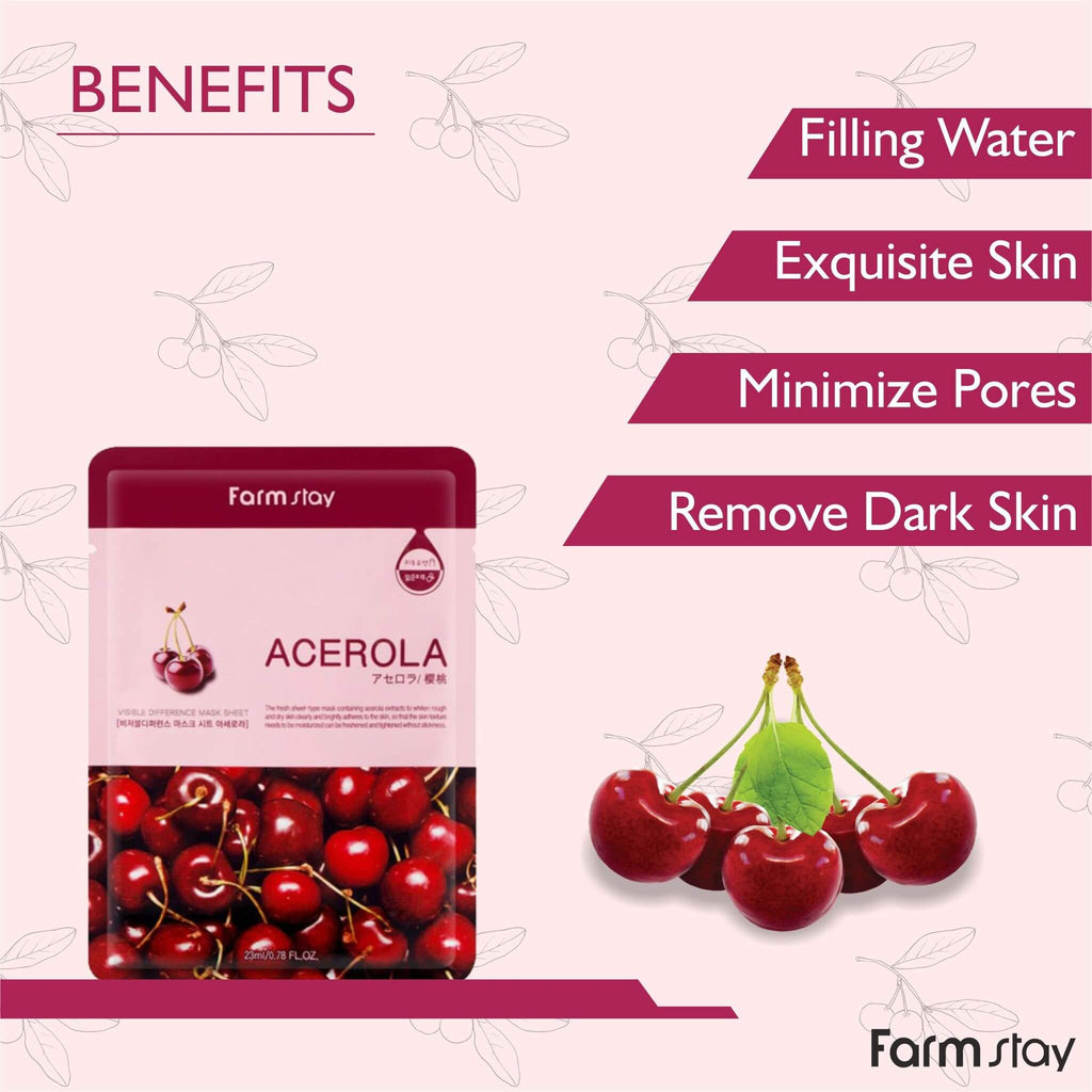 Farm Stay - Visible Difference Mask Sheet (12 Types) (1pc) - K-Beauty ...