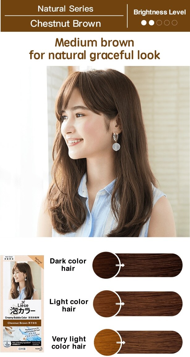 Kao - Liese Creamy Bubble Natural Hair Color (21 Types) (1pc) J-Beauty ...