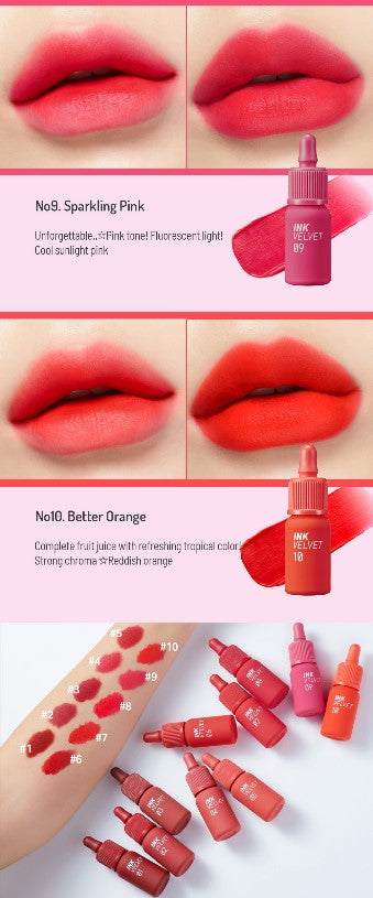 Peripera - Ink The Velvet (34 Colours ) (1pc) - K-Beauty – Keoji