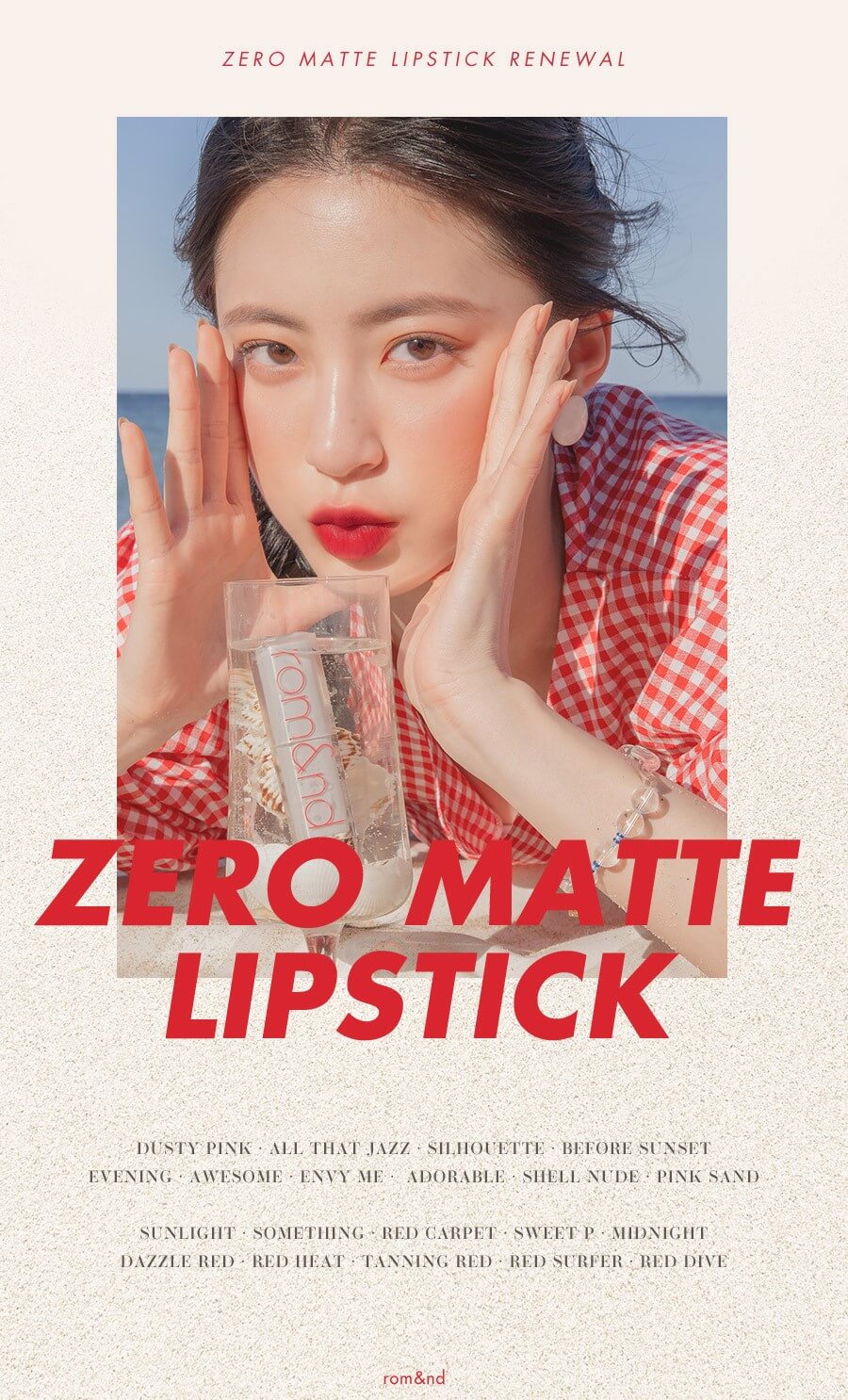 Romand - Zero Matte Lipstick (20 Colors) (1pc) - K-Beauty – Keoji