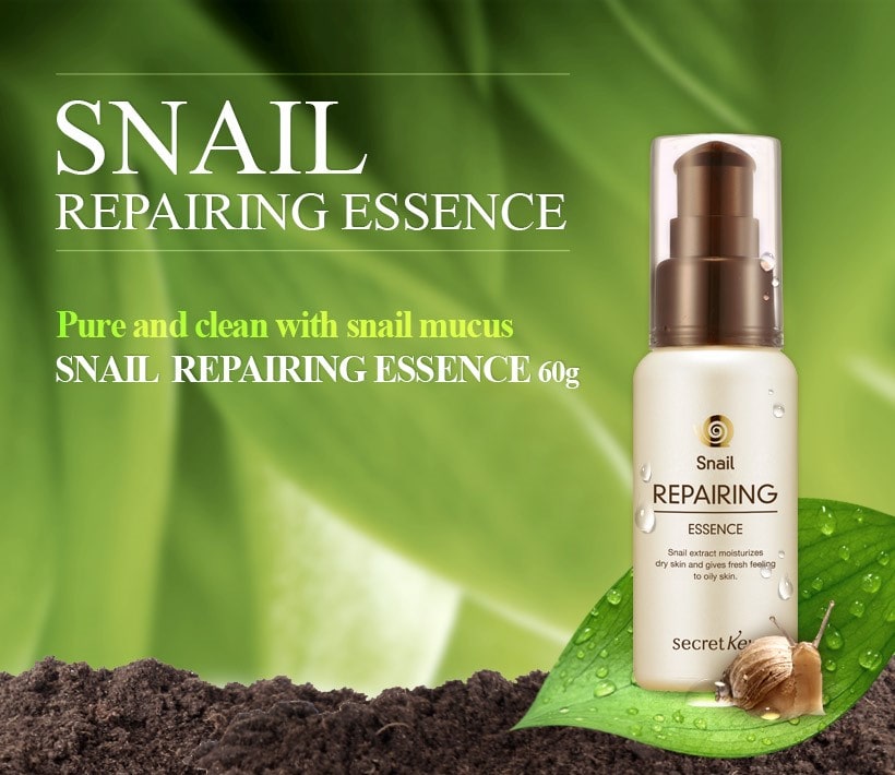 Secret Key - Snail Repairing Essence (60ml) - Korean Skincare – Keoji
