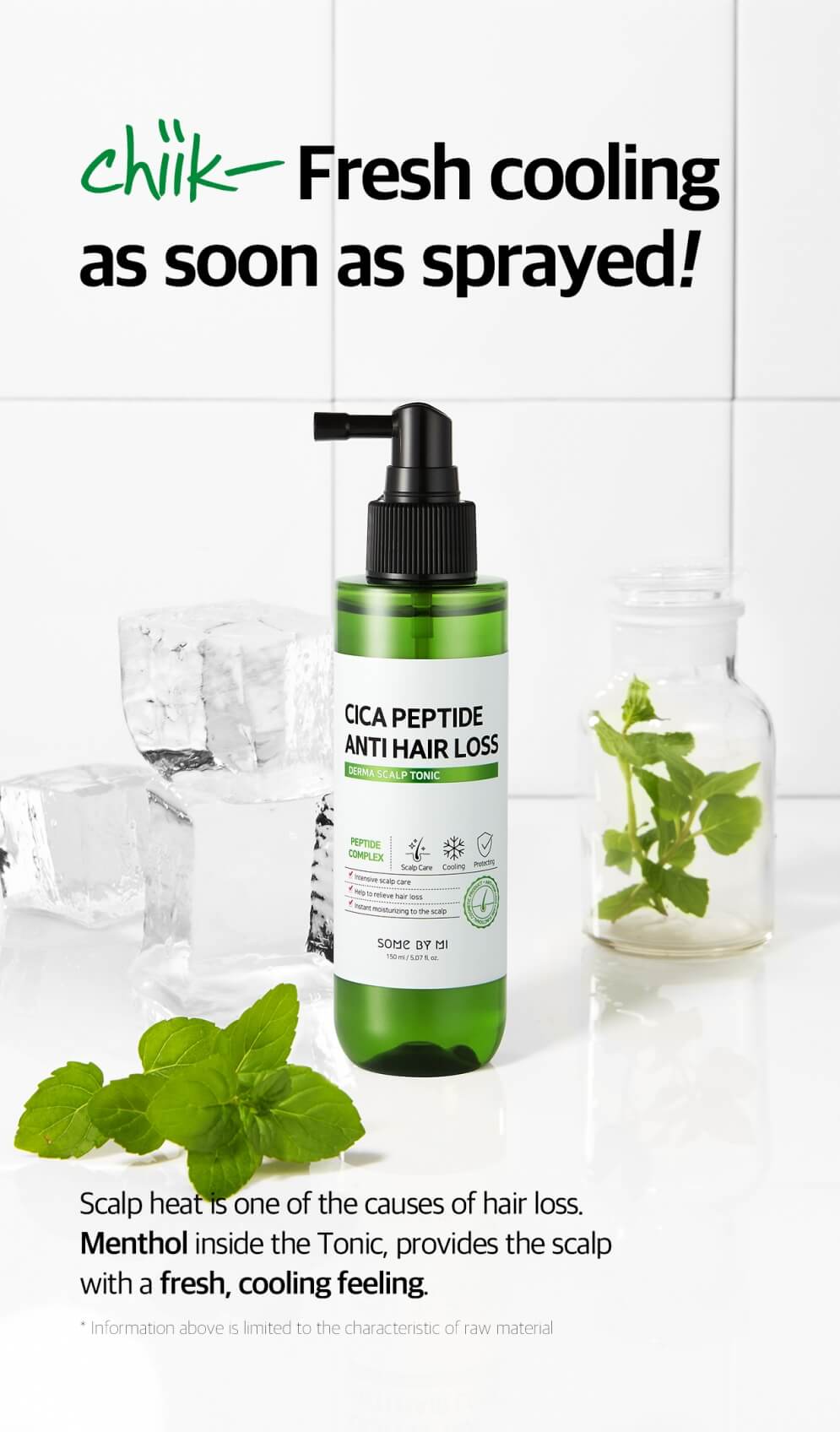 Some By Mi - Cica Peptide Anti Hair Loss Derma Scalp Tonic (150ml) - K ...