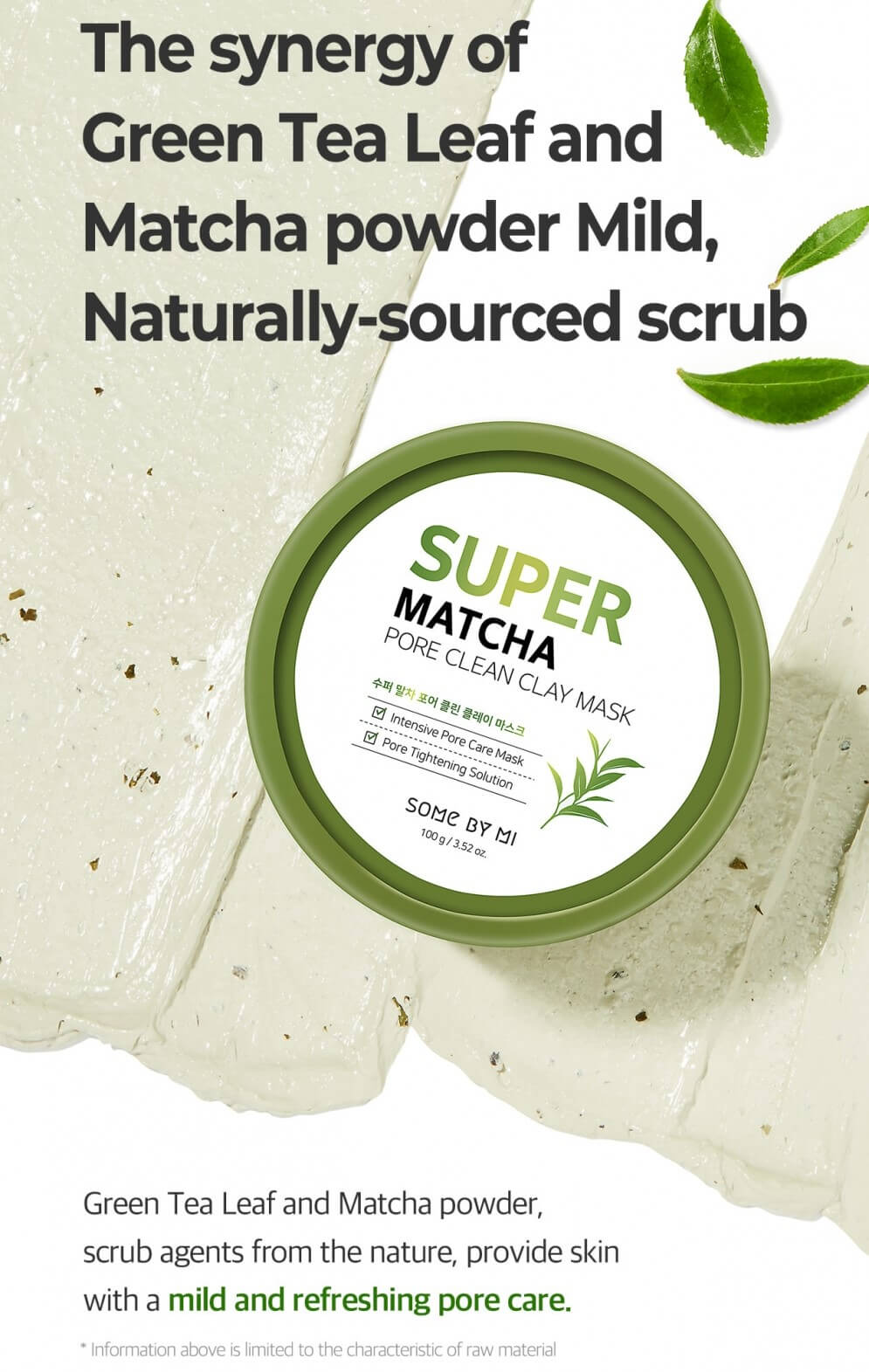 Some By Mi - Super Matcha Pore Clean Clay Mask (100g) - K-Beauty – Keoji